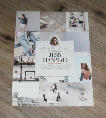 Jess Hannah original ONE magazine clipping page PHOTO article | eBay
