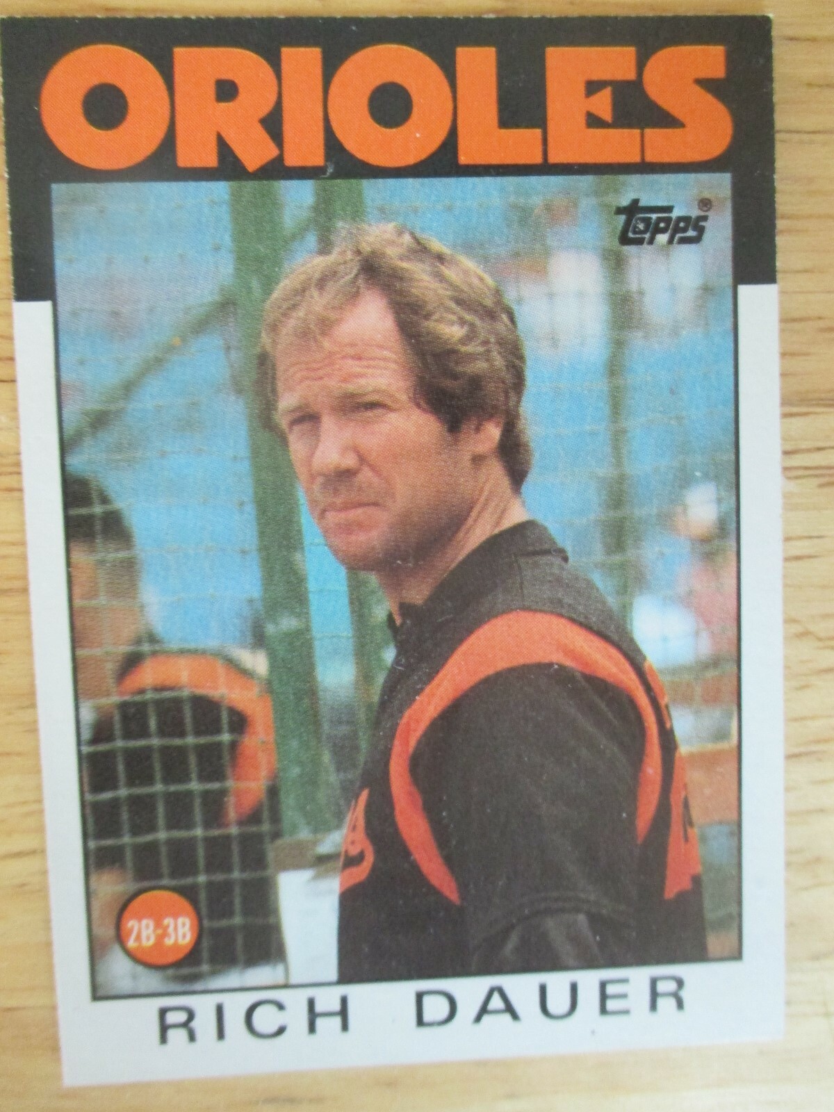 1986 Topps - Rich Dauer #251 for sale online | eBay
