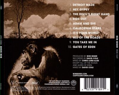 BOB SEGER RIDE OUT NEW CD 602537918911| eBay
