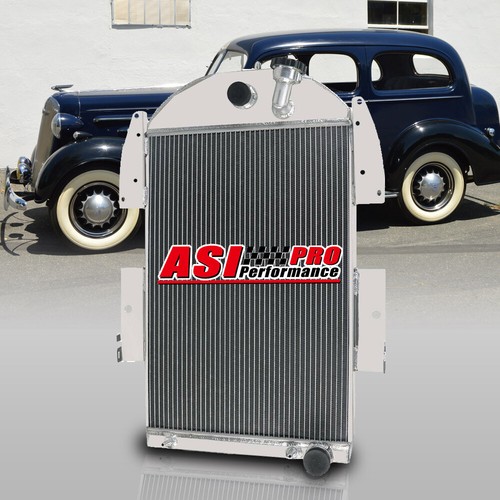 4 ROW ALUMINUM RADIATOR FOR 1934,35 1936 CHEVY MASTER / DELUXE / PICKUP ...