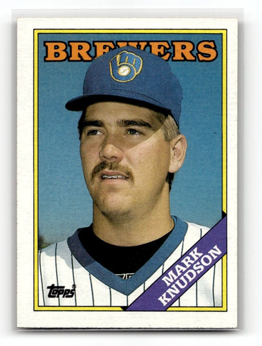 1988 Topps Baseball Card Mark Knudson Milwaukee Brewers #61 | eBay