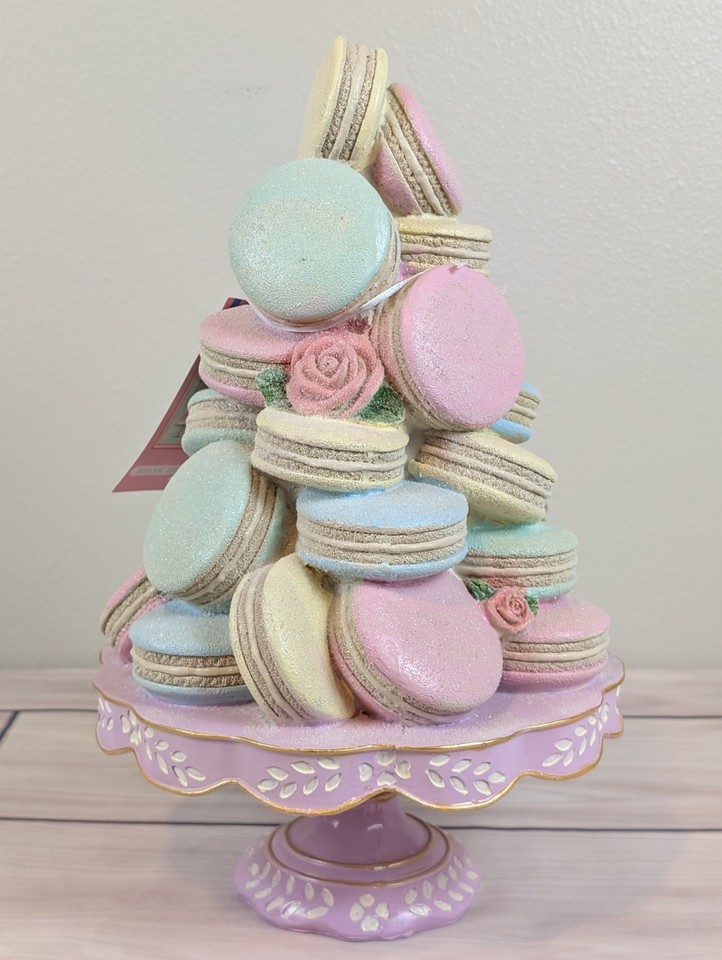 SWEET TREATS Pastel Macarons Tree On Pedestal. Spring, Wedding, Decor. Flowers. | eBay