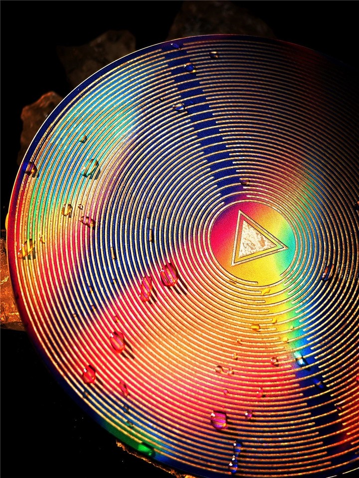 40 Coil Design Rainbow Pyramid Dual Sided Energy Disc for Focus ...