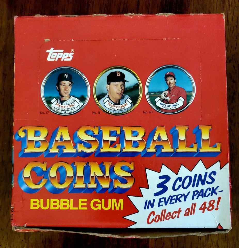 Unopened 1987 Topps Baseball Coins 4 Packs | eBay