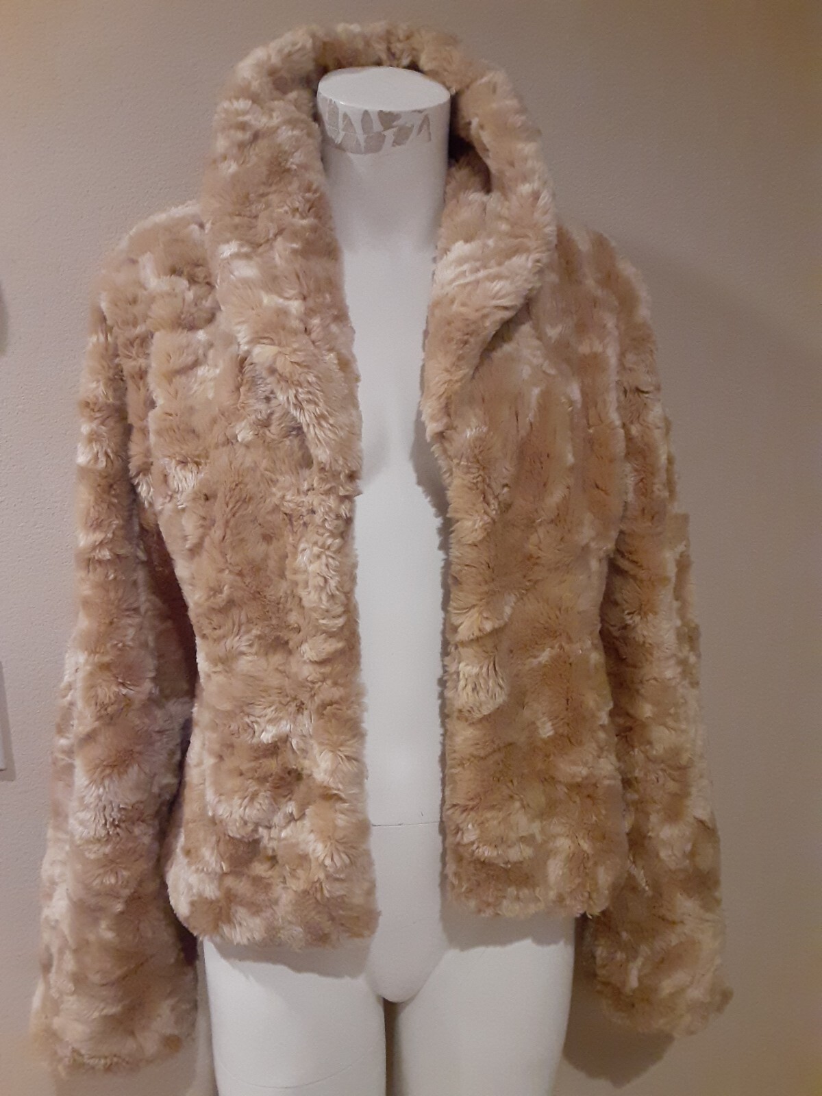 Mac + Jac Soft Faux Fur Open Front Long Bell Sleeve C… - Gem