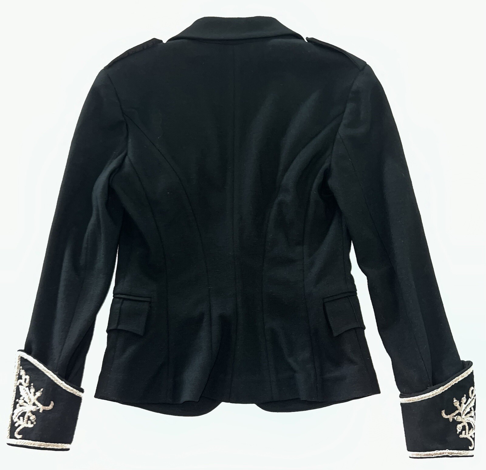 Polo Ralph Lauren Gold & Silver Bullion Wire Cuff Soft Stretch Military ...