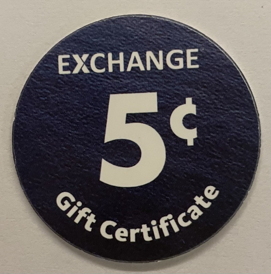 Military POG, 15th Printing, 5 Cent AAFES, Catalog # 15B5 | eBay