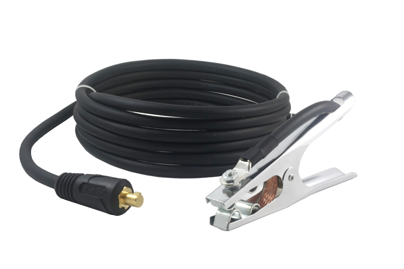 300 Amp Ground Clamp Welding Lead Dinse 35-70 Connector #1 AWG cable ...