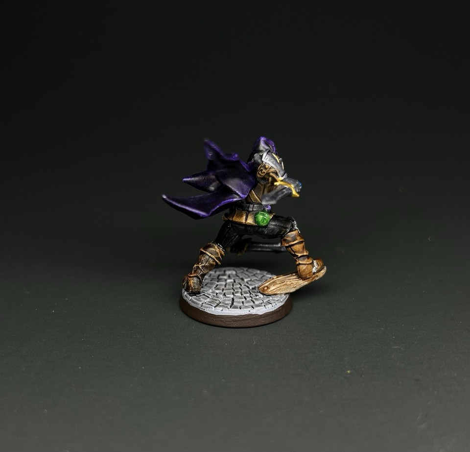 Hand Painted Drow | Dark Elf Rogue | Thief Miniature TTRPG DnD D&D ...
