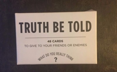 Truth Be Told Cards 48 cards to give to your friends or enemies! Ideal ...