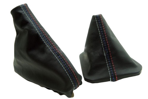 Fits 99-04 BMW E46 92-99 E36 PVC Leather Manual & E Brake Boot 3M Type ...