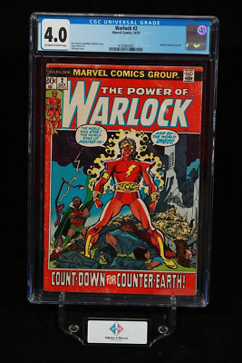 Warlock #2 ~ CGC 4.0 ~ "Count-Down for Counter-Earth" ~ Marvel (1972 ...