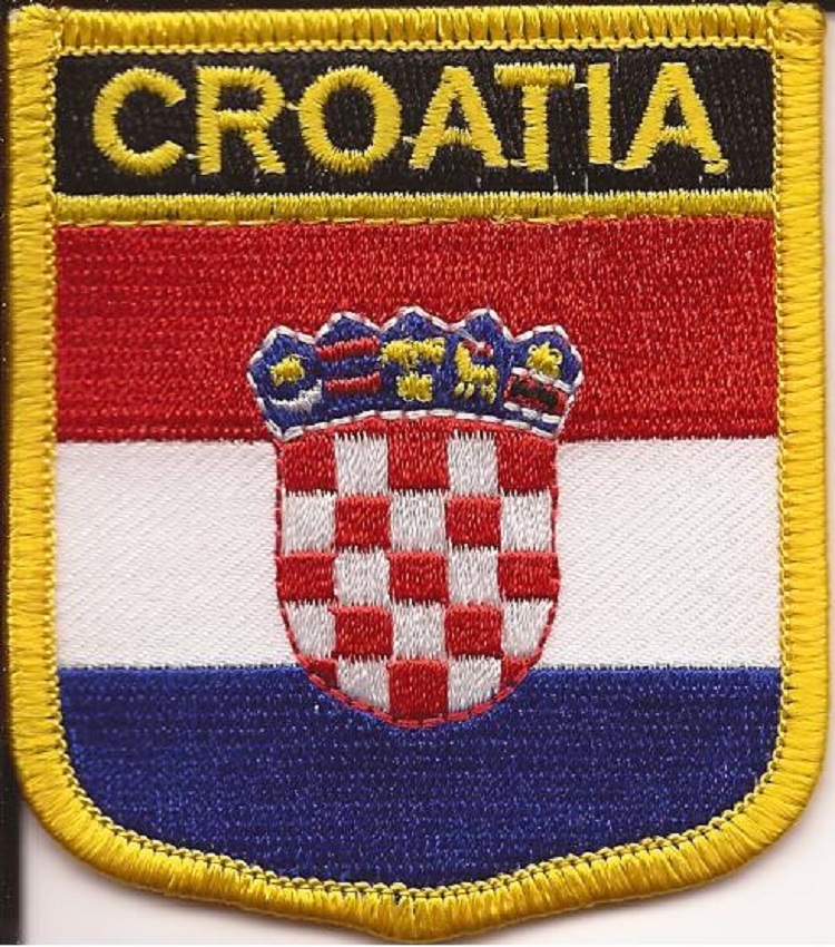 CROATIA SHIELD FLAG EMBROIDERED PATCH --- IRON-ON --- NEW 2.5" x 2.75" | eBay