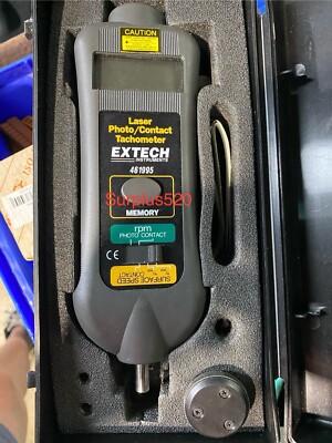 1Pc used Extech 461995 Laser Photo/ Contact Tachometer | eBay