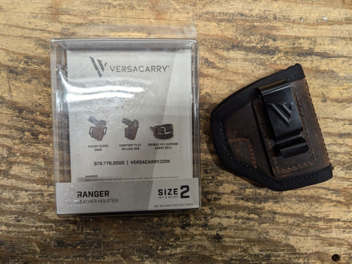 Versacarry Ranger iwb size 2 holster for 1911 in leather comfort pad | eBay