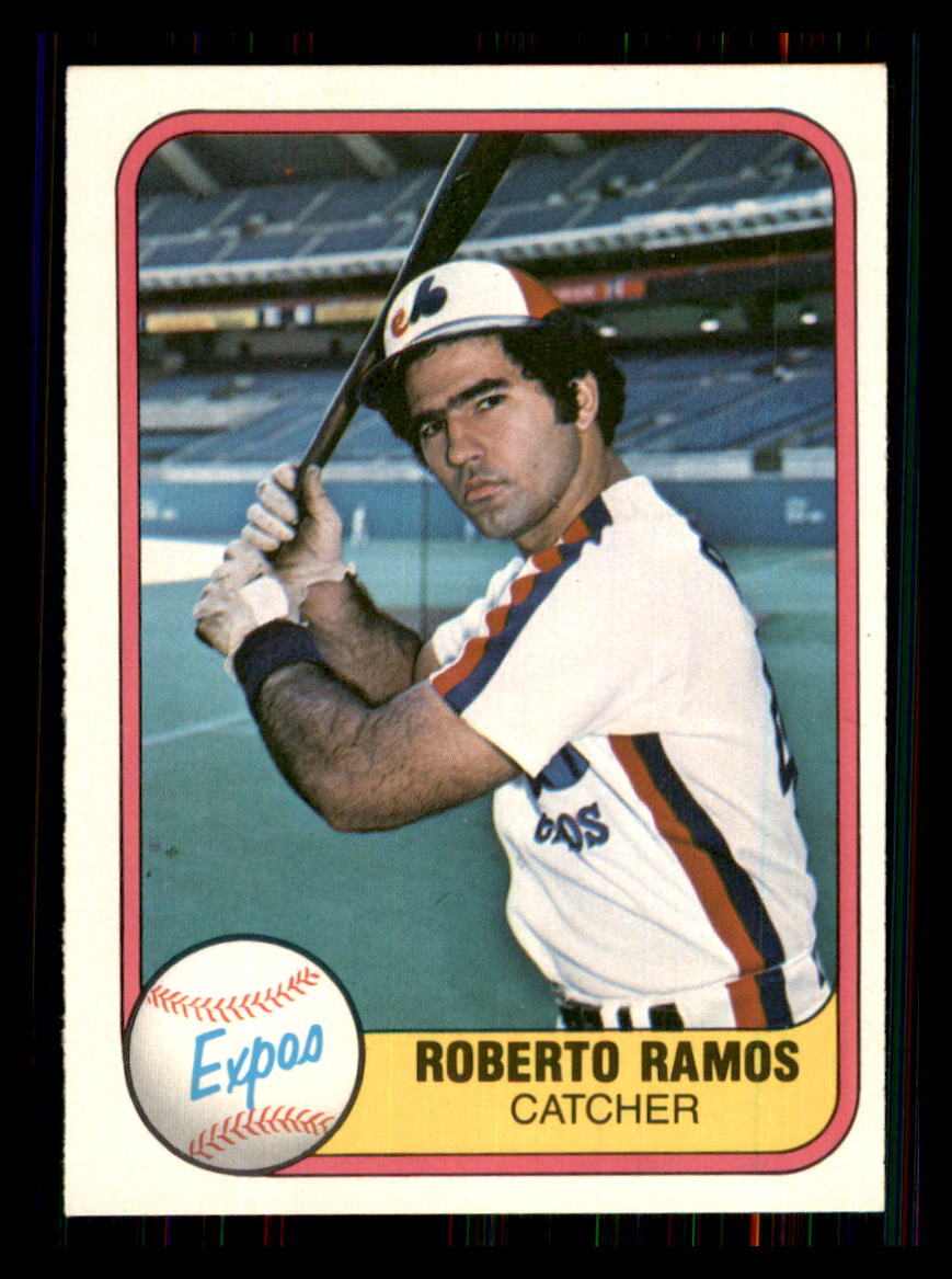 1981 BASEBALL 1981 Fleer Roberto Ramos Montreal Expos #162 RC1 | eBay