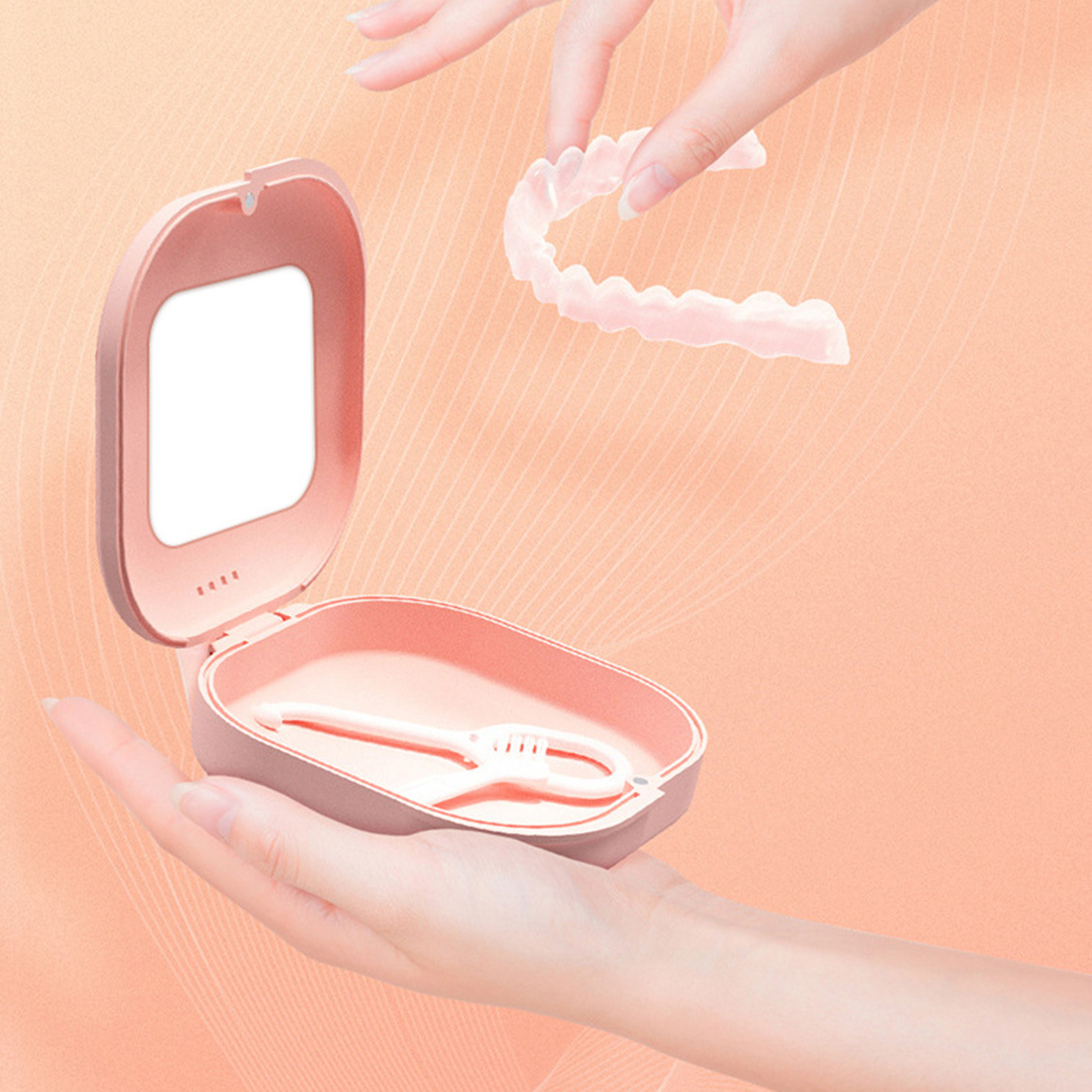 Dental Portable Teeth Braces Box Container Retainer Storage Cases with ...