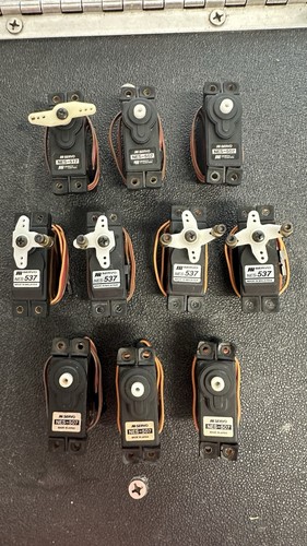 JR Remote Control Products Lot Of (10) Servos 507/517/537 Bench Tested ...