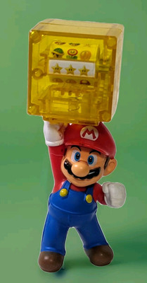 2018 Power Up Block Mario 5" McDonald's Action Figure #5 Super Mario ...
