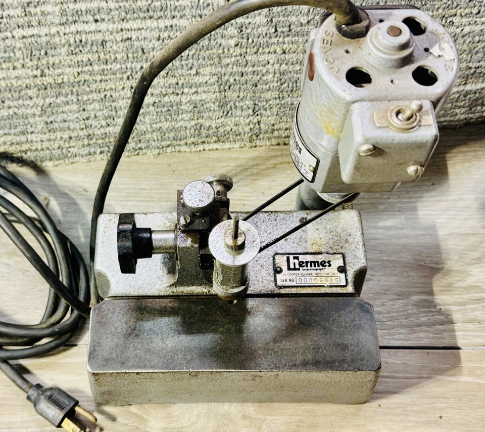 NEW HERMES BEVELER Machine ENGRAVOGRAPH BEVEL ENGRAVING MACHINE | eBay
