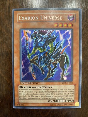 Yugioh! Exarion Universe - CT2-EN002 - Secret Rare - Limited Edition NM ...
