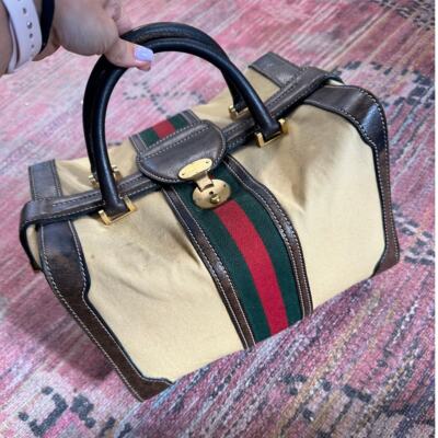 GUCCI Vintage Large Train Case Collector's Piece | eBay