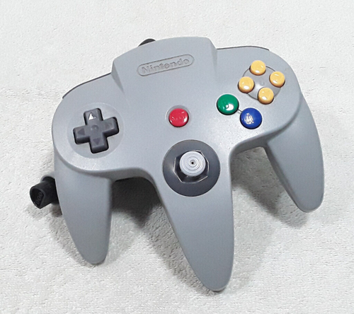Nintendo 64 N64 Gray Controller Authentic OEM Original Tested & Working ...