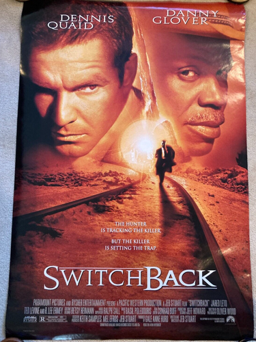 SWITCHBACK - Original Movie MARQUE Poster 1997 (Dennis Quaid & Danny ...