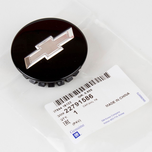 Genuine GM 4ea Set 22791586 Chevrolet Camaro Gloss Black Bowtie Wheel ...