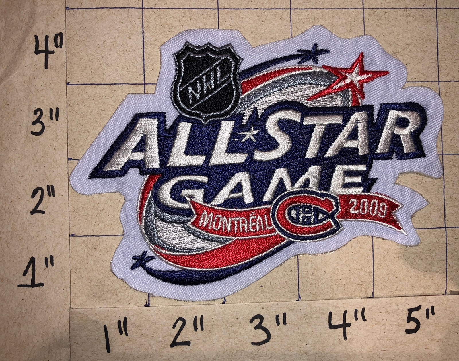 2009 MONTREAL CANADIENS ALL STAR GAME ENGLISH NHL HOCKEY BADGE CREST ...