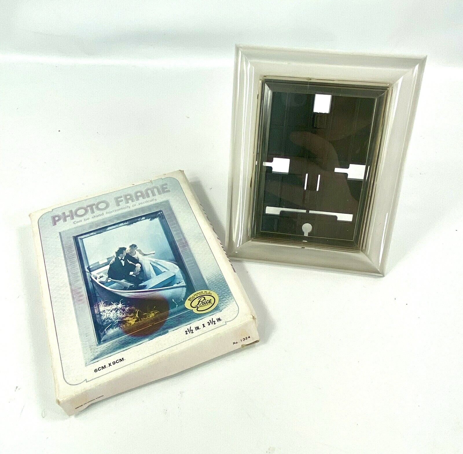 Vintage Picture Frame Small Clear Smoke Plastic Acrylic 1970s Retro 3 ...