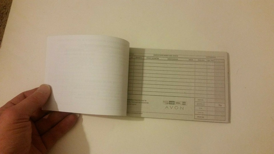 NEW AVON Order Book Receipt book | eBay