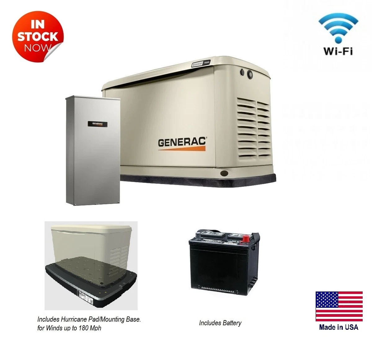 Generac 69981 Home Standby Generator System 50-amp, 46% OFF