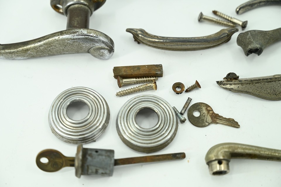 Huge Lot of Vintage 1930s Ford Model A Parts Lot Handles Keys Original ...