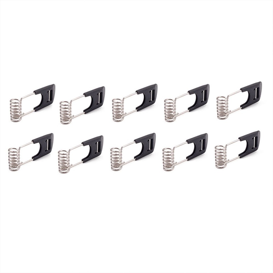 10pcs Practical Spring Clip Decor Lamp Fixing Clips Lamp Spring Clips ...