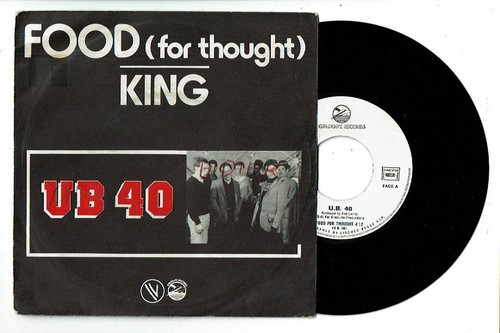 UB. 40 Vinyl 45 RPM SP 7" FOOD For Thought - KING - GRADUATE Records ...