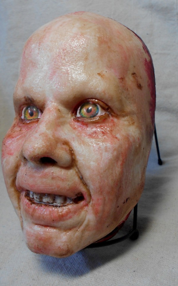 Horror Props - Corpse Face with eyes Dead Body Parts Halloween movie fx ...