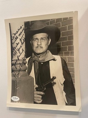 PIERCE LYDEN AUTOGRAPHED PHOT0 1950'S WESTERN COWBOY ACTOR JSA COA | eBay