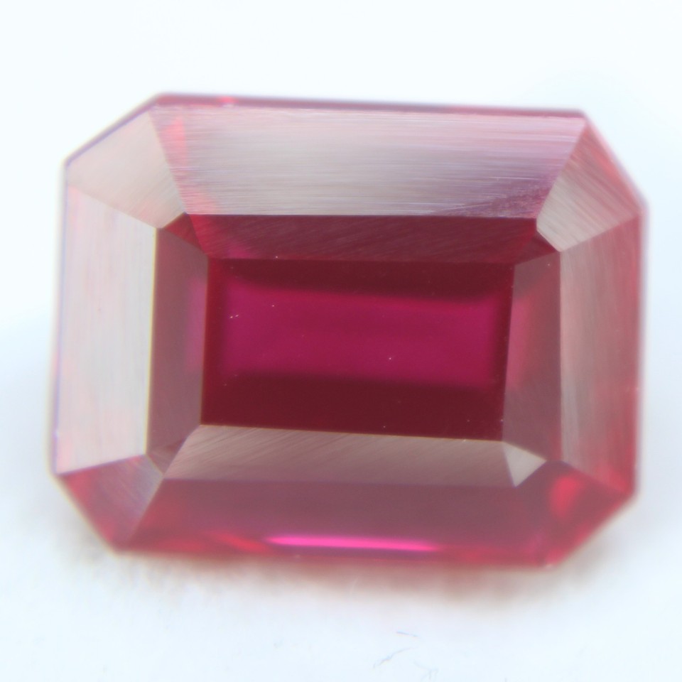 8.90CT Certified Natural Red Ruby Eye Clean Emerald Loose Shape ...