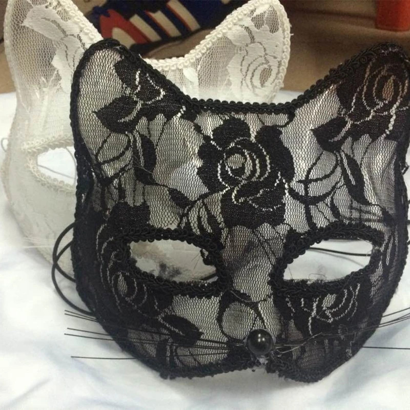 Sexy Lace for CAT Face Masks For Women Party Masks For Adults ...