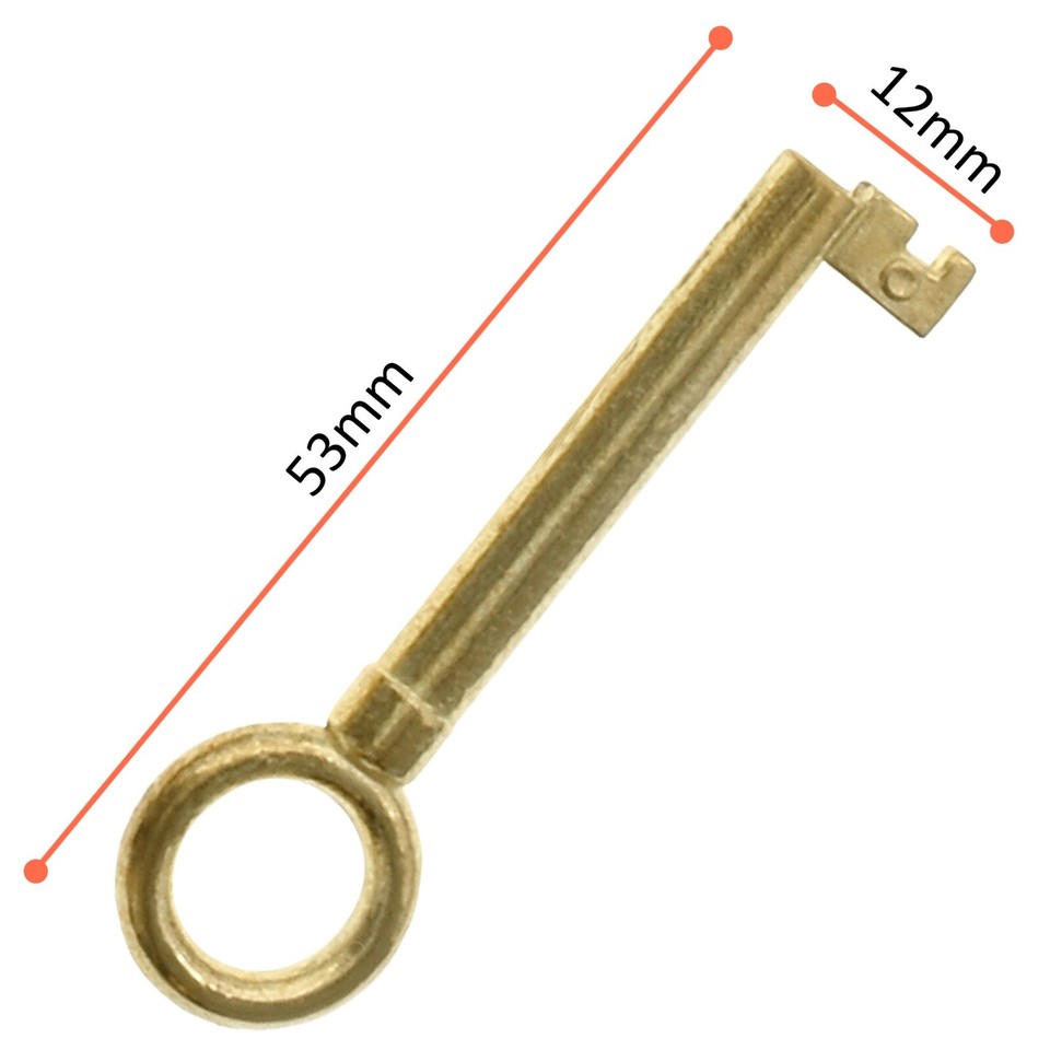 WARDROBE LOCK & KEY Cabinet Cupboard Furniture Door Keyed Latch Old ...