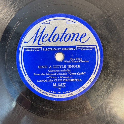 Carolina Club Orchestra‎–I Found A. Million Dollar Baby 10", 78RPM 1931 ...