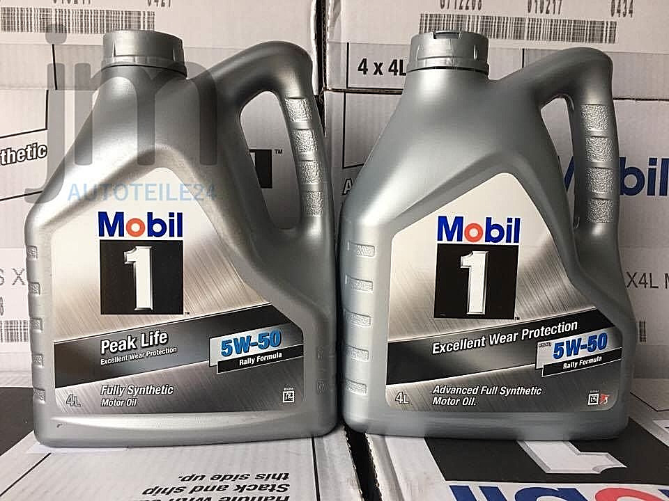 10L MOBIL 1 PEAK LIFE 5W-50 Motoröl Neueste Generation FS X2 5W50 Rally ...
