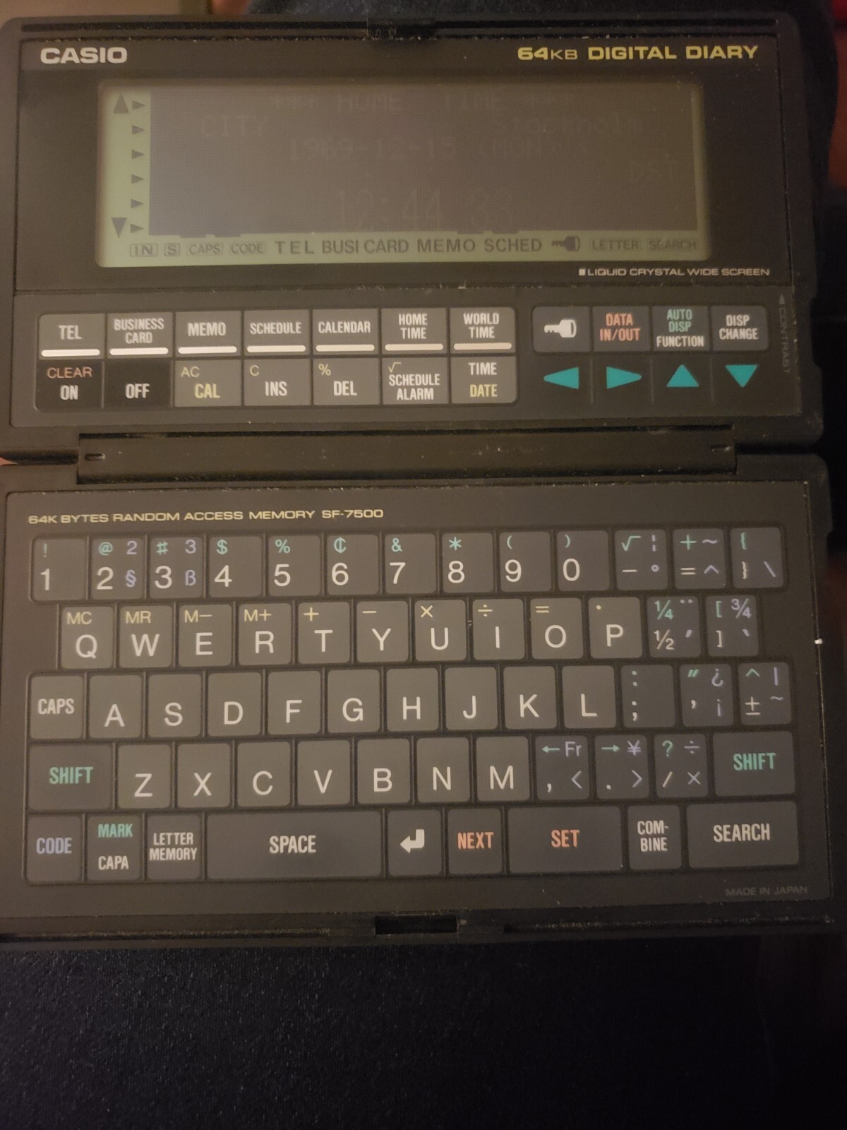 casio digital diary sf-4000 | eBay