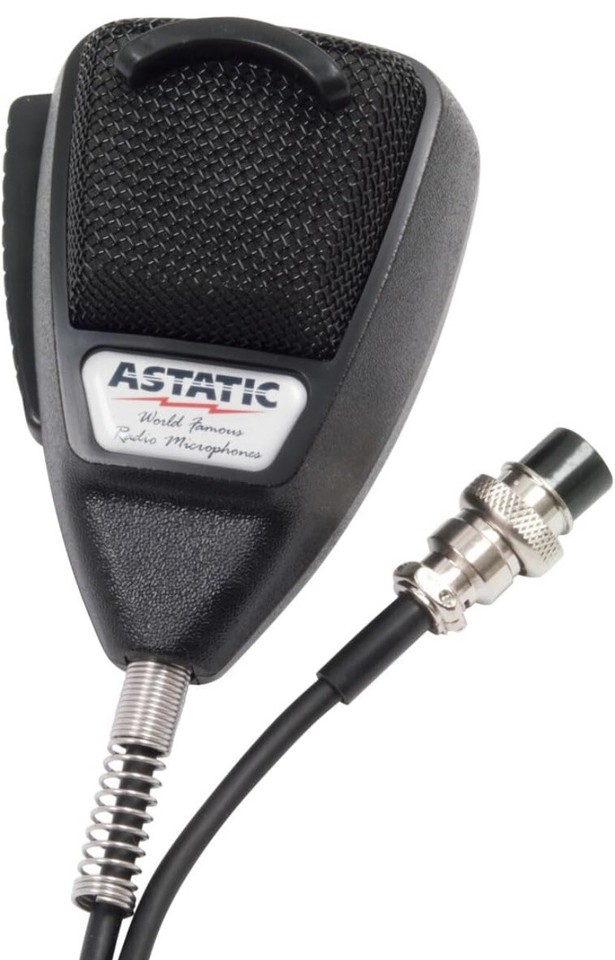 Retail Package ASTATIC 636 L noise canceling CB Ham Radio Microphone 4 ...