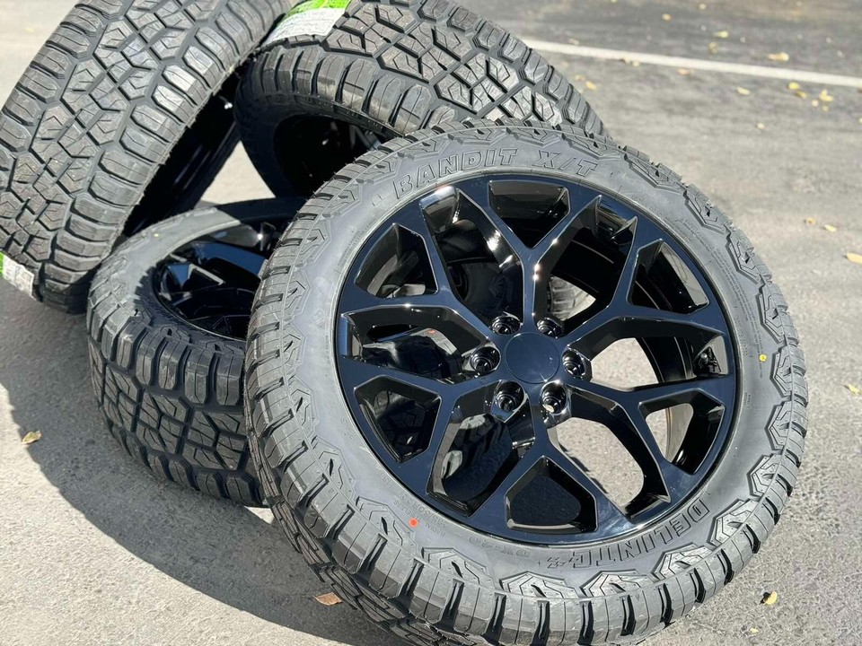 2026 Wheels Rims 285/50r22 Tires 22" GMC Sierra Yukon Chevy Silverado ...