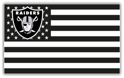 Oakland Raiders Flag NFL Sport Car Bumper Sticker Decal ''SIZES'' | eBay