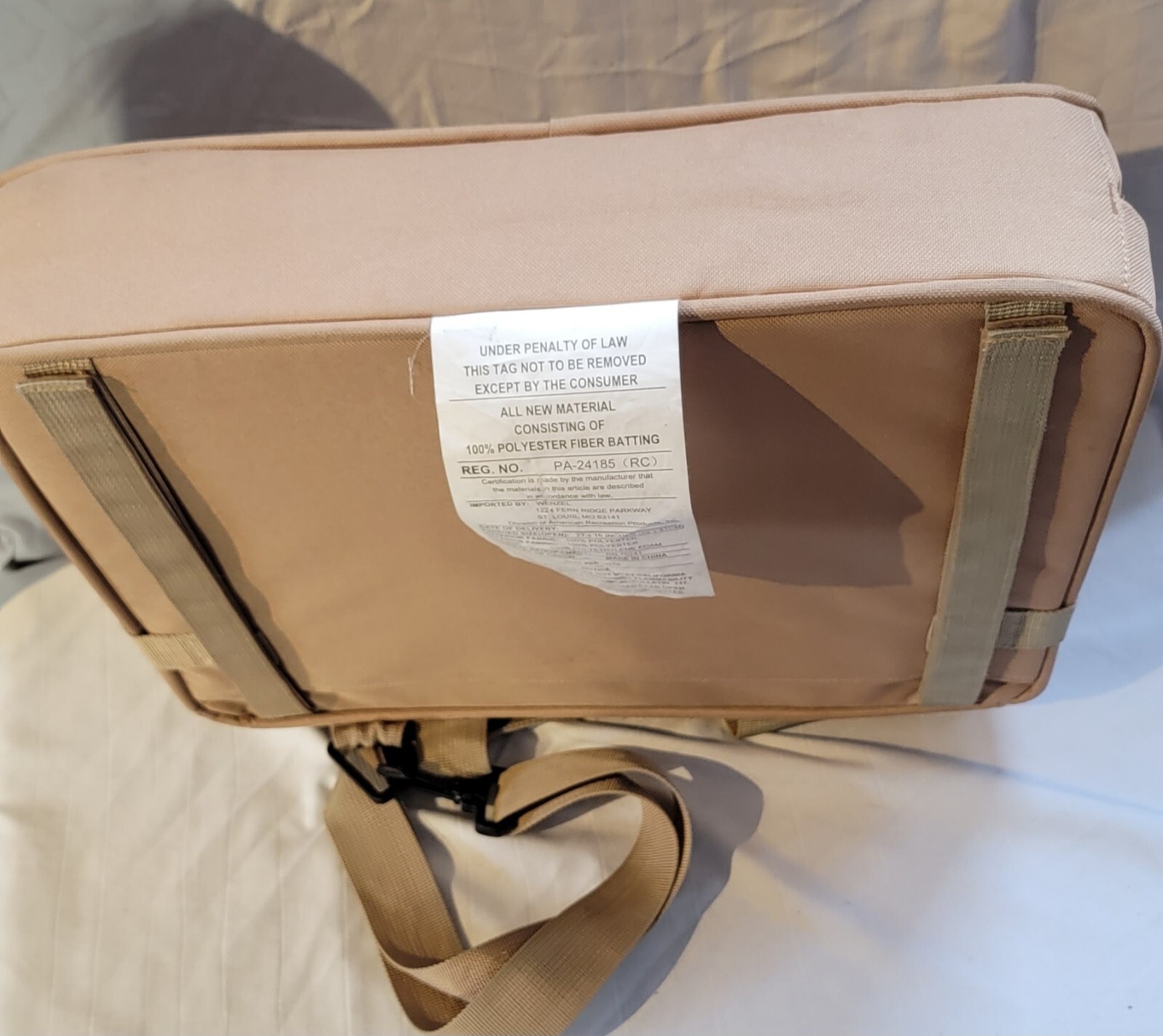 Eddie Bauer Portable Folding Camp Chair Stadium Seat Padded Plaid ...