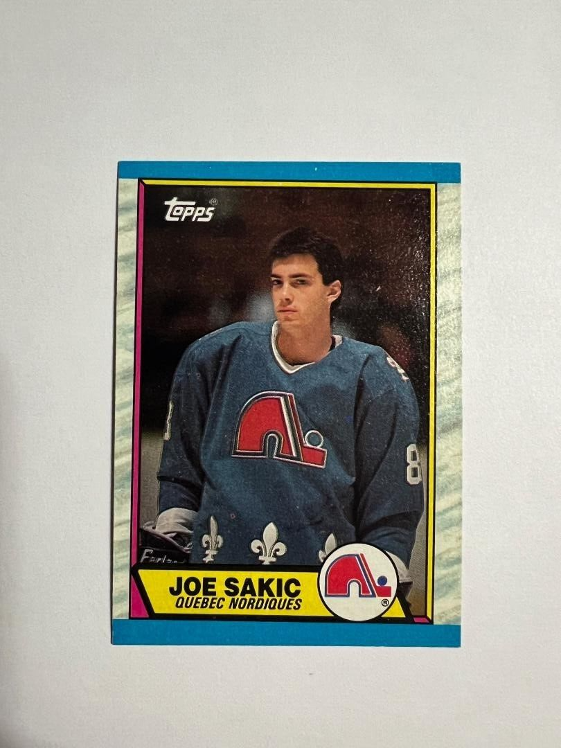 Joe Sakic 1989 Topps Rookie Card | eBay