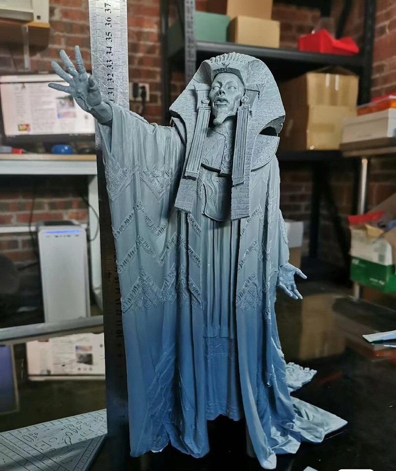 1/6 GK Figure Resin White Unpainted Model Stargate Ra Pharaoh | eBay